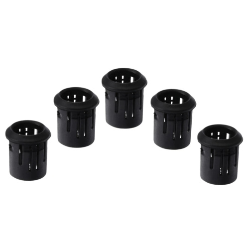 Plastic panel holder for 5mm LED Black (10)