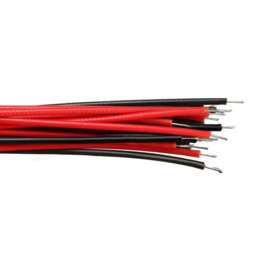 10 units 20cm Wired 5mm LEDs DC 3V Red