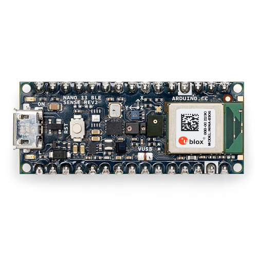 Arduino Nano 33 BLE Sense Rev2 with headers